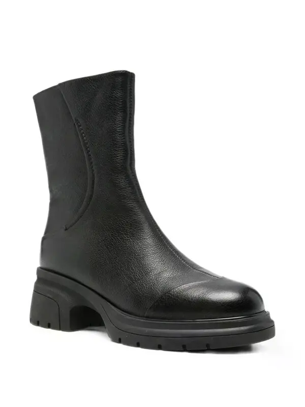 LINDA BAUMANN Block Heel Ankle Boots