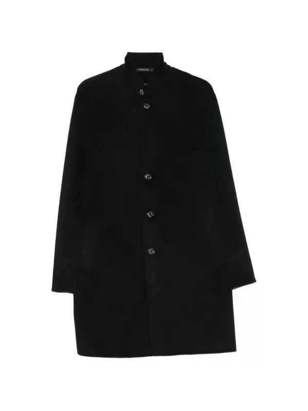 MONTECORE Button-fastening High Neck Coat
