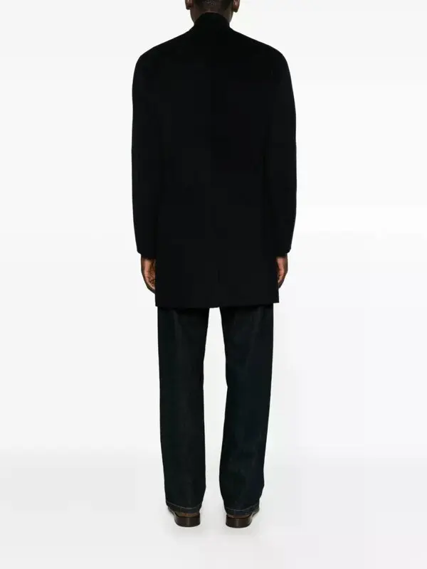 MONTECORE Button-fastening High Neck Coat