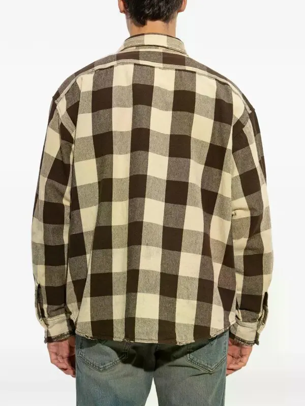 DIESEL® Check Distressed Shirt