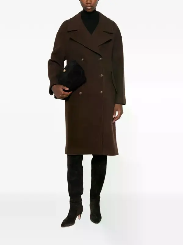 LE SULLY STUDIO Double-breasted Notched-lapel Coat