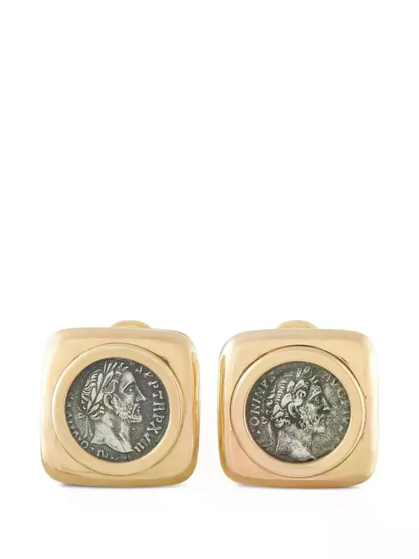 BVLGARI Monete Ancient Coin Earrings