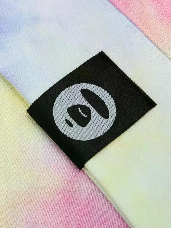 AAPE BY *A BATHING APE Tie-dye Hoodie With Moonface Logo