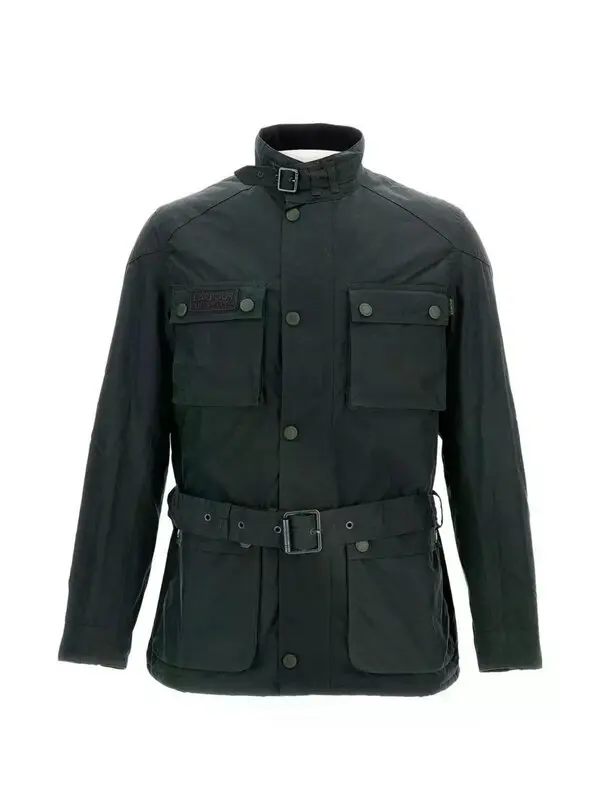 BARBOUR INTERNATIONAL Blackwell Belted Waxed Jacket