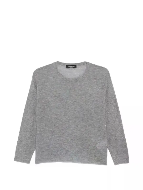 Fabiana Filippi Sequin Embellished Wool-blend Sweater