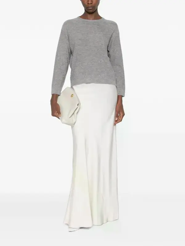 Fabiana Filippi Sequin Embellished Wool-blend Sweater