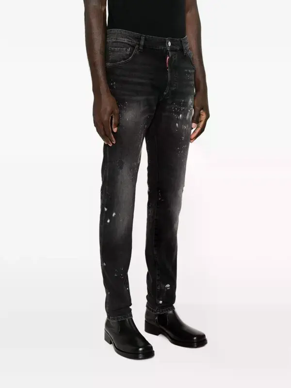 Dsquared2 Distressed-finish Faded-effect Jeans