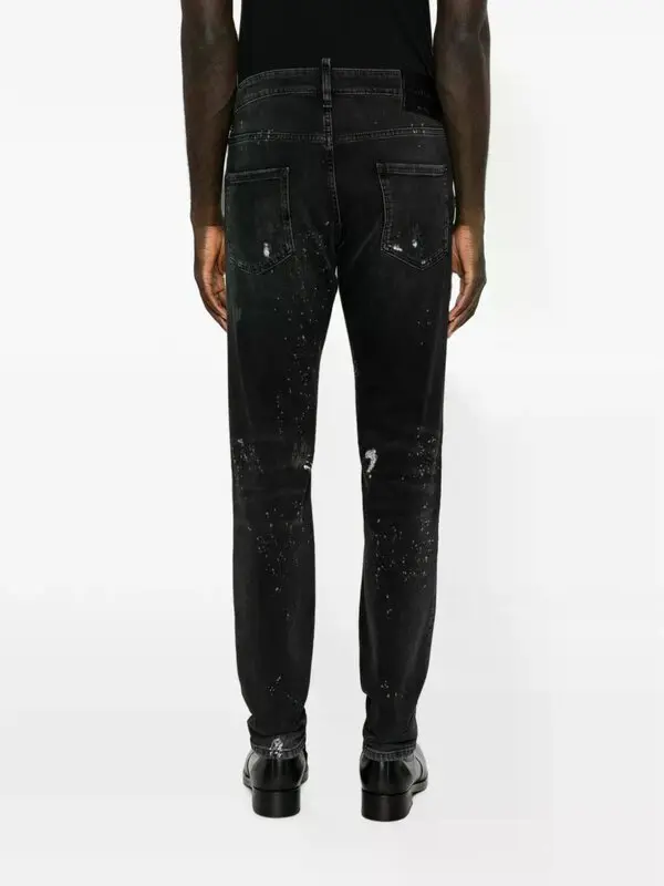 Dsquared2 Distressed-finish Faded-effect Jeans
