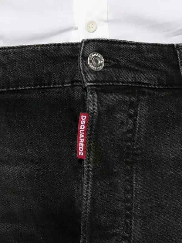 Dsquared2 Distressed-finish Faded-effect Jeans