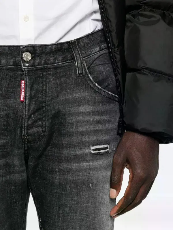Dsquared2 Distressed Faded-effect Jeans