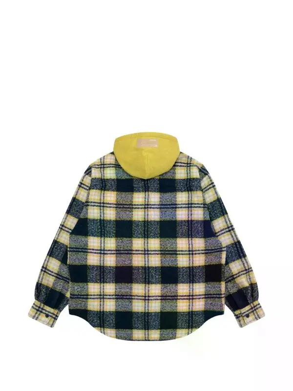 AAPE BY *A BATHING APE Check-pattern Hooded Shirt