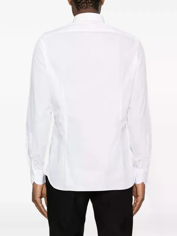 TRUZZI Spread-collar Long-sleeve Shirt