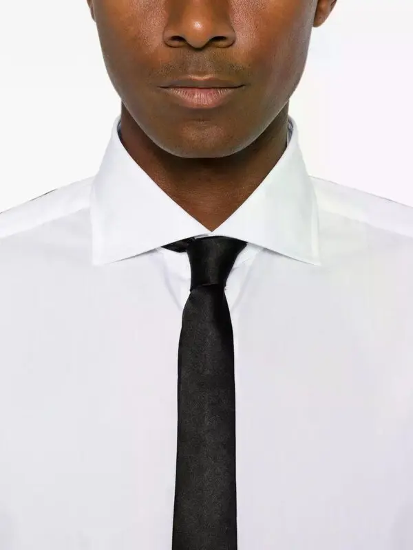 TRUZZI Spread-collar Long-sleeve Shirt