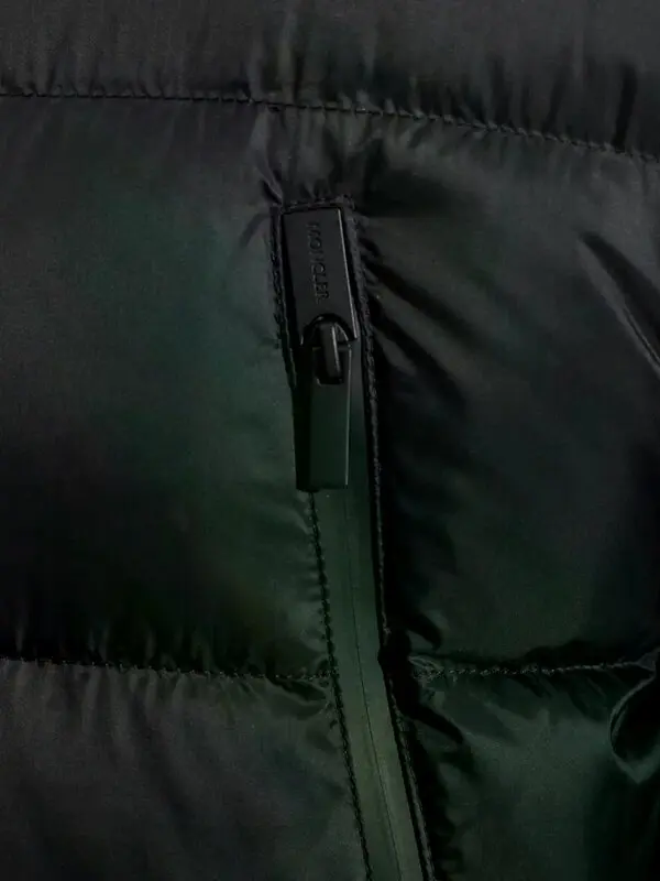Moncler Wool Padded Zip-up Cardigan