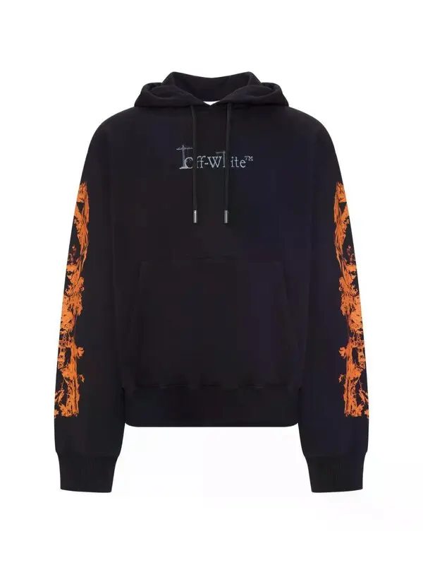 Off-White Graphic-print Drawstring Hoodie