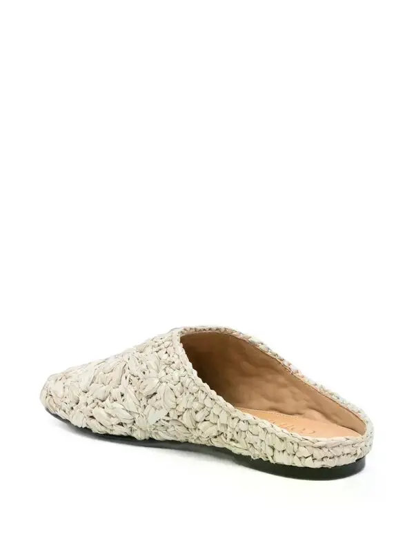 COTEMP Woven Slip-on Mules