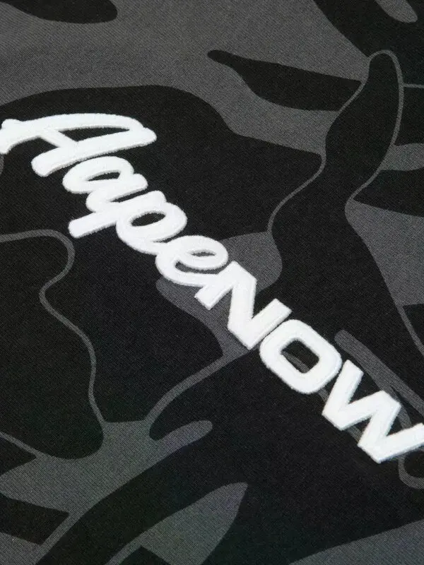 AAPE BY *A BATHING APE Moonface Camo-print T-shirt