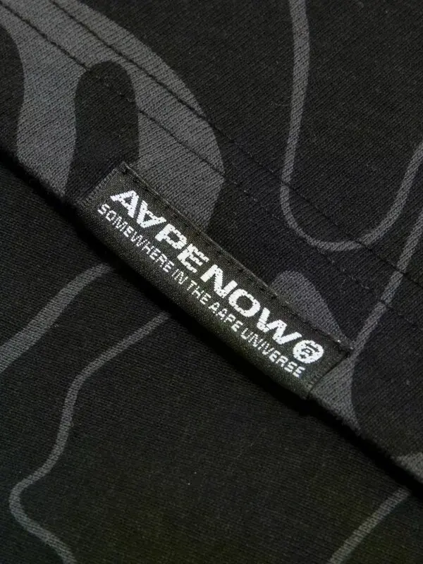 AAPE BY *A BATHING APE Moonface Camo-print T-shirt