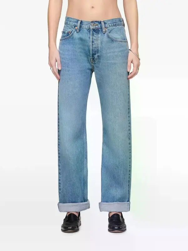 RE/DONE Beau Straight-leg Jeans