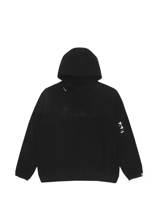AAPE BY *A BATHING APE Logo-print Fleece Hoodie