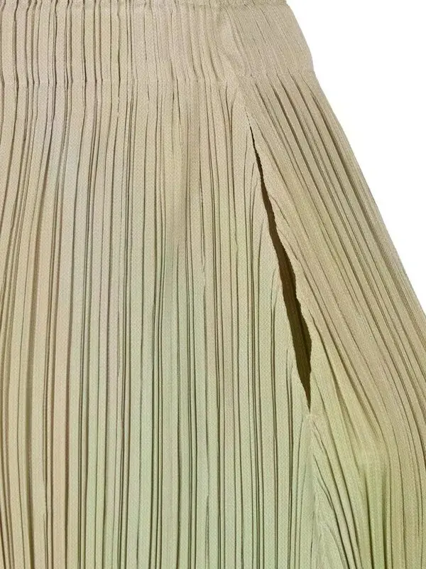 Issey Miyake Beige Pleated Trousers