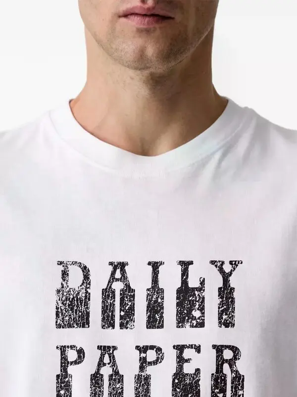 DAILY PAPER Dp Blocked Logo-print T-shirt