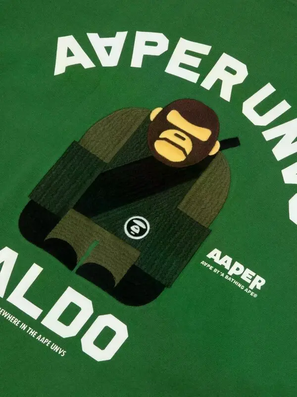 AAPE BY *A BATHING APE Ape Head Logo-appliqué T-shirt
