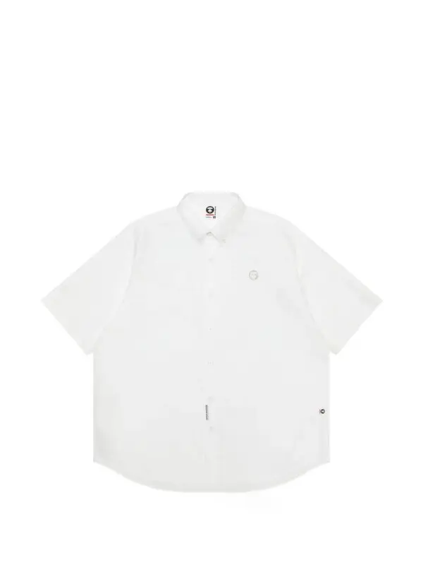 AAPE BY *A BATHING APE Moonface Logo-patch Shirt