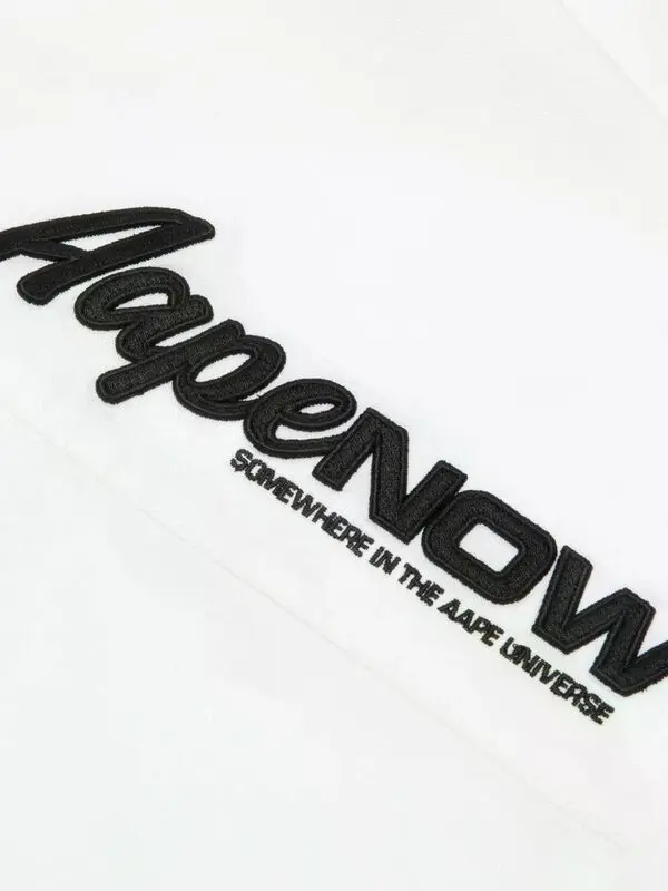 AAPE BY *A BATHING APE Moonface Logo-patch Shirt