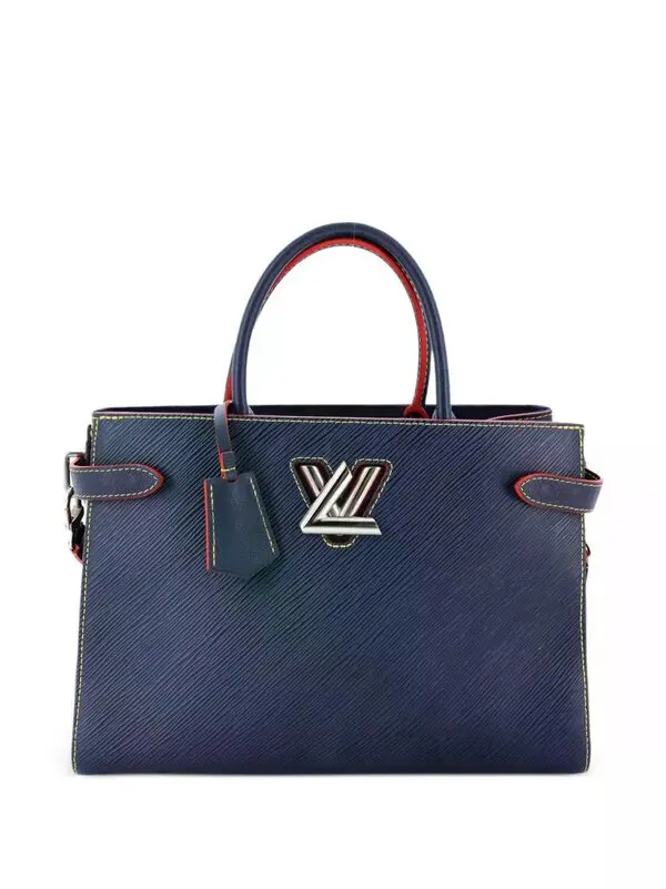 LOUIS VUITTON Twist Epi Leather Tote Bag - Blue