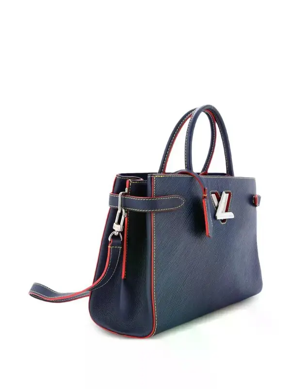 LOUIS VUITTON Twist Epi Leather Tote Bag - Blue
