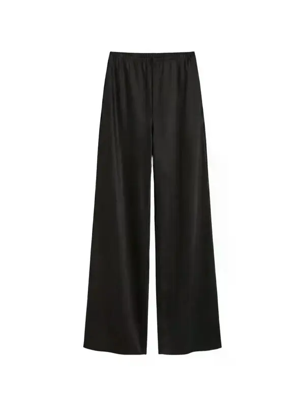 REFORMATION Gale Satin Wide Leg Trousers
