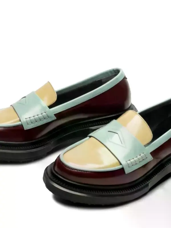 ADIEU PARIS Type 218 Leather Loafers - Red