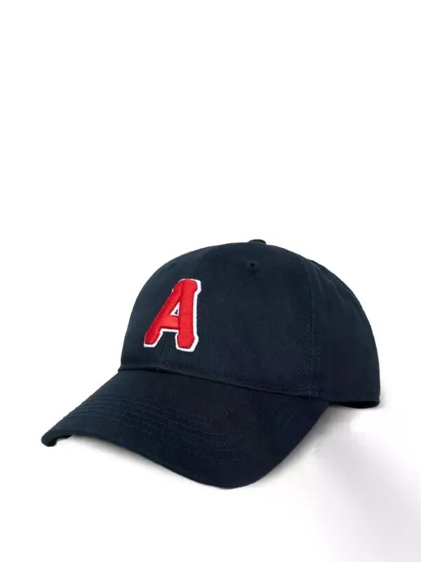 AAPE BY *A BATHING APE Letter-embroidered Baseball Cap - Blue