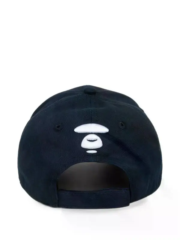 AAPE BY *A BATHING APE Letter-embroidered Baseball Cap - Blue