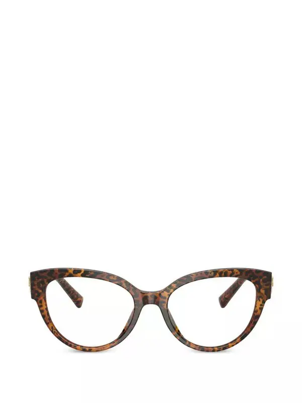 Dolce & Gabbana Leopard Print Cat-eye Eyeglasses