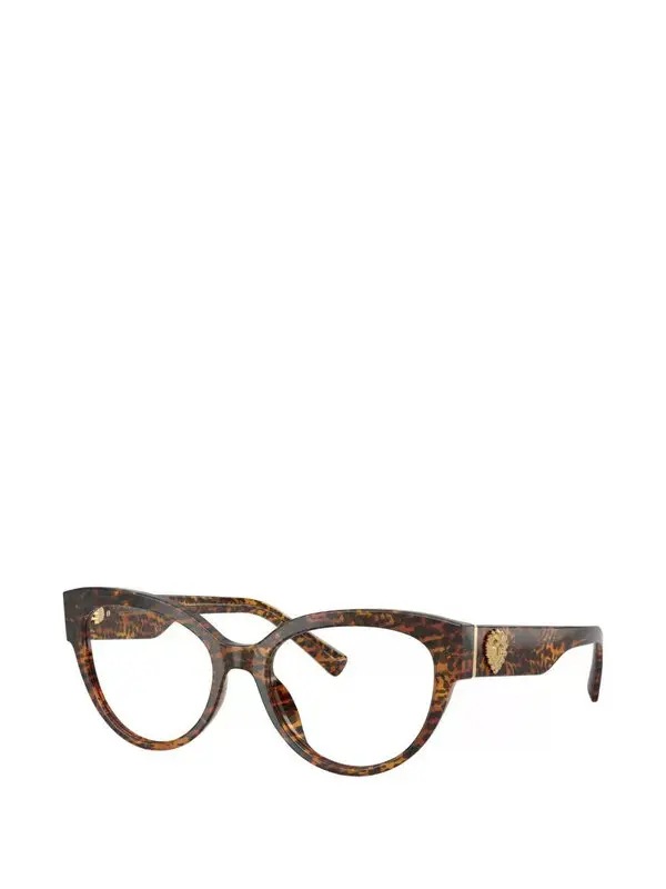 Dolce & Gabbana Leopard Print Cat-eye Eyeglasses