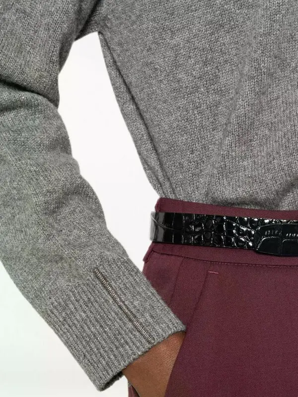 Peserico Long-sleeve Sweater With Metallic Thread