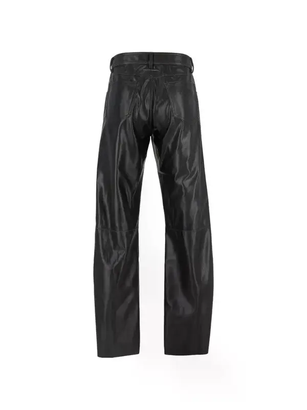 MAISON MARGIELA Leather-effect Trousers