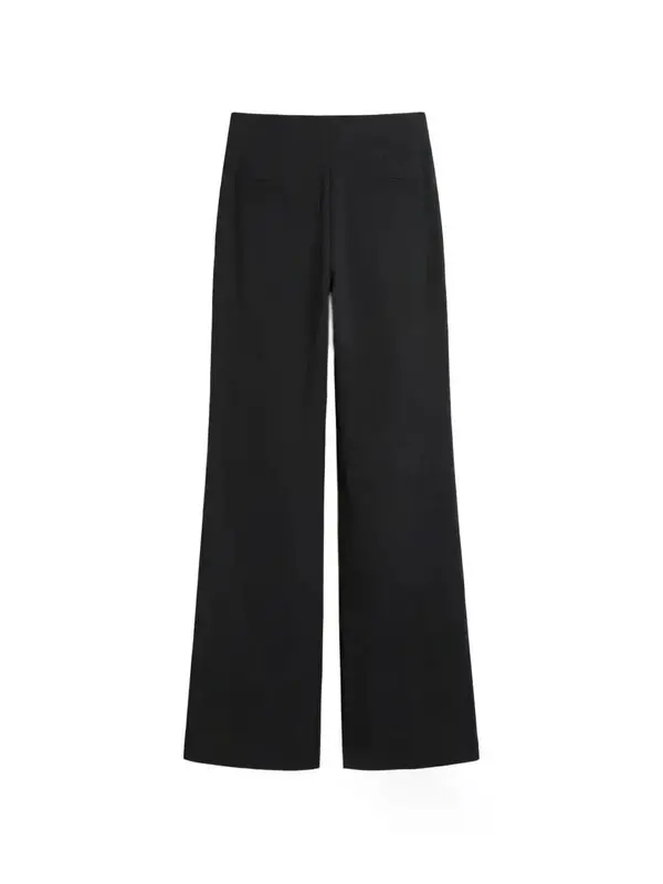 REFORMATION Vida Low-rise Wide Leg Trousers - Black