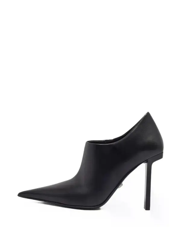 Versace Slice Pointed-toe High Heel Ankle Boots
