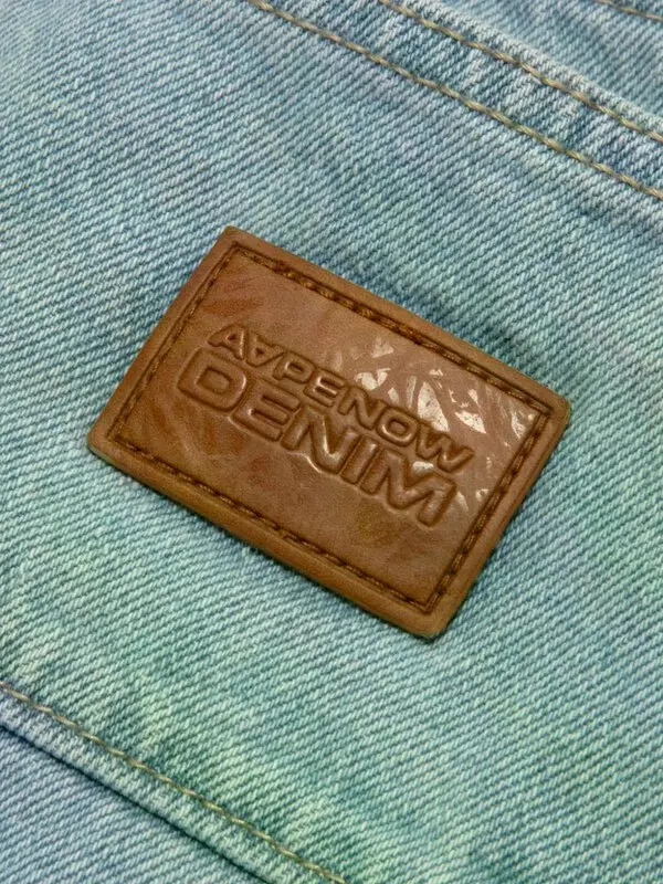 AAPE BY *A BATHING APE Moonface Patch Jeans