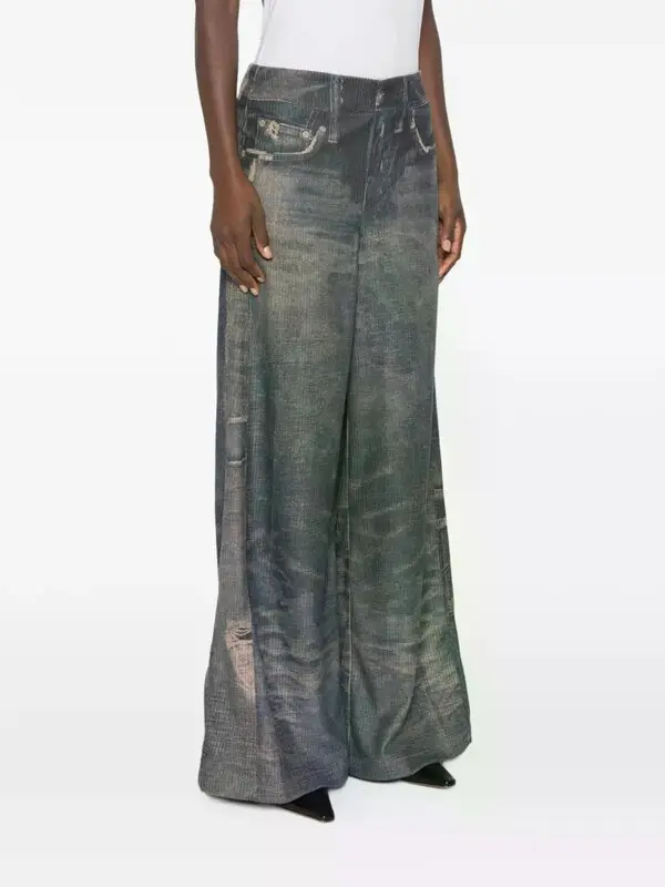 BYE Faded Corduroy Palazzo Pants