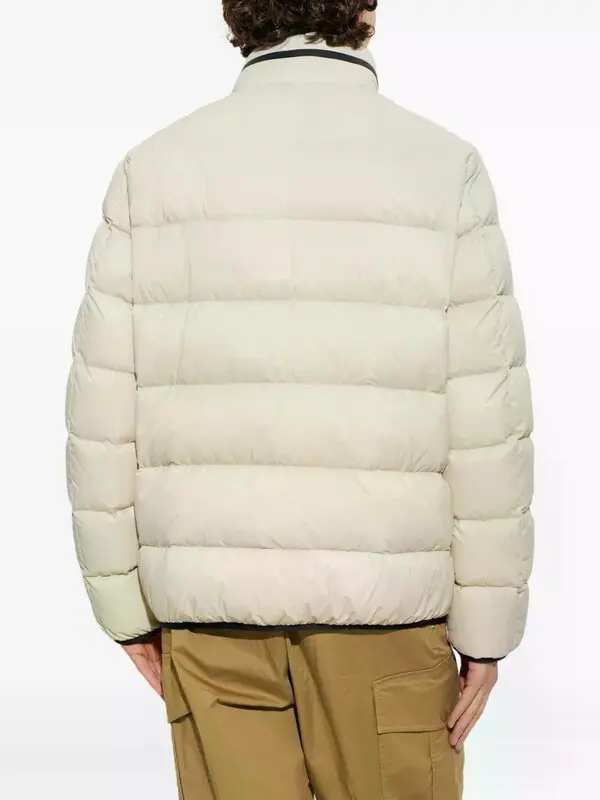 Moncler Dalalven Short Down Jacket With Stand Collar And Concealed Hood