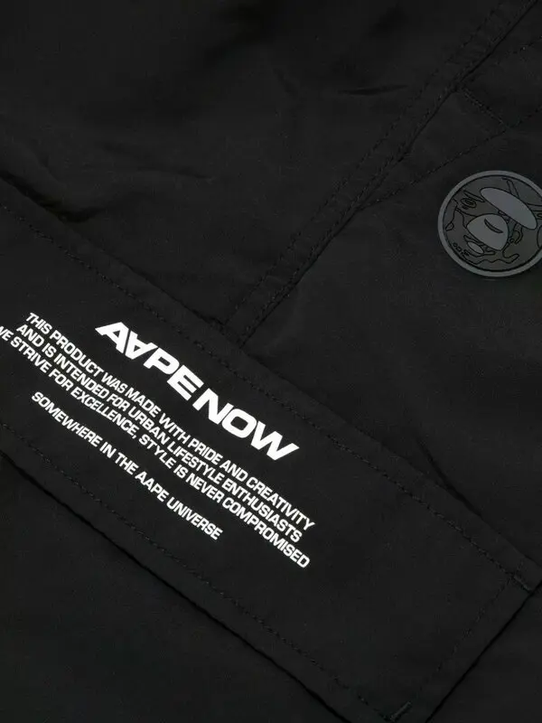AAPE BY *A BATHING APE Logo-patch Cargo Pants
