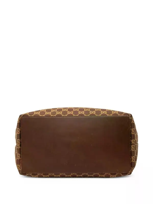Gucci Gg Canvas Tote Bag - Brown