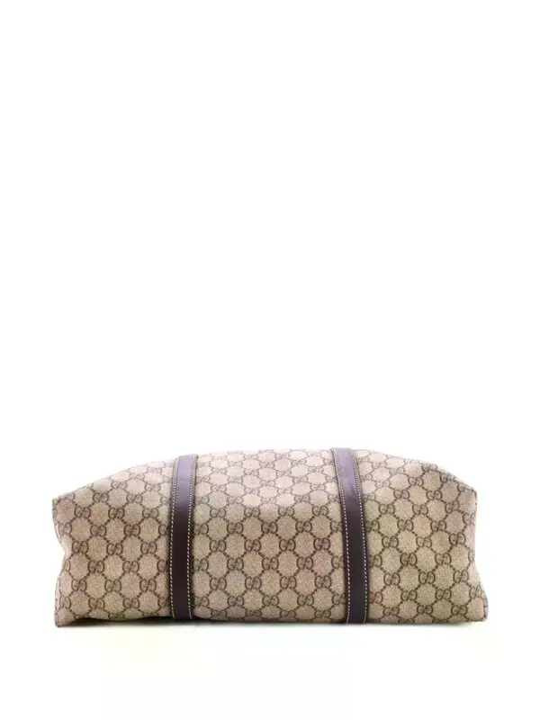 Gucci Joy Gg Coated Canvas With Leather Medium Tote Bag