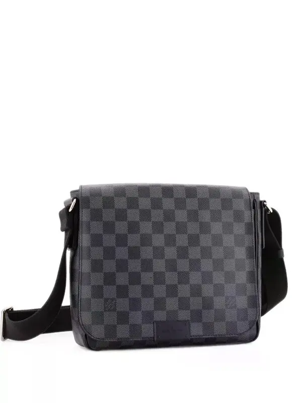 LOUIS VUITTON Damier Graphite Pm Messenger Bag - Black