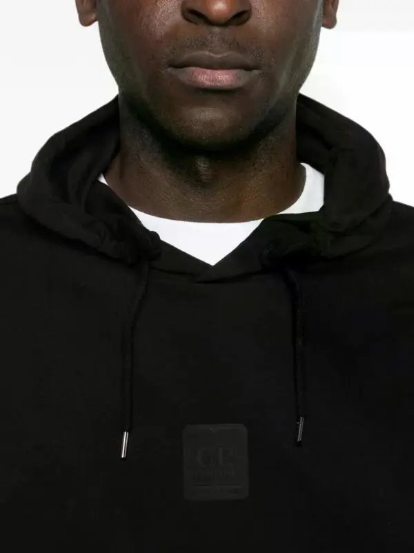 C.P. COMPANY Metropolis Series Logo-patch Hoodie