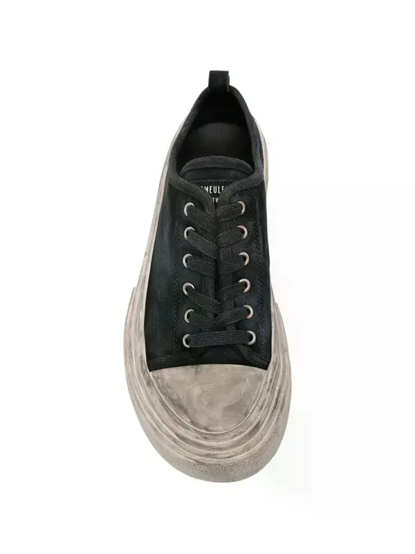 ANN DEMEULEMEESTER Distressed Effect Lace-up Sneakers